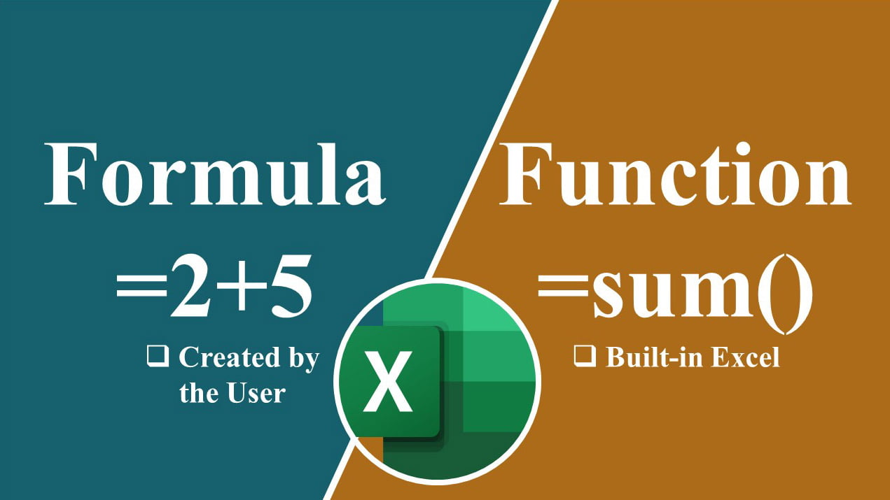 Difference Between Formulas And Functions In Excel