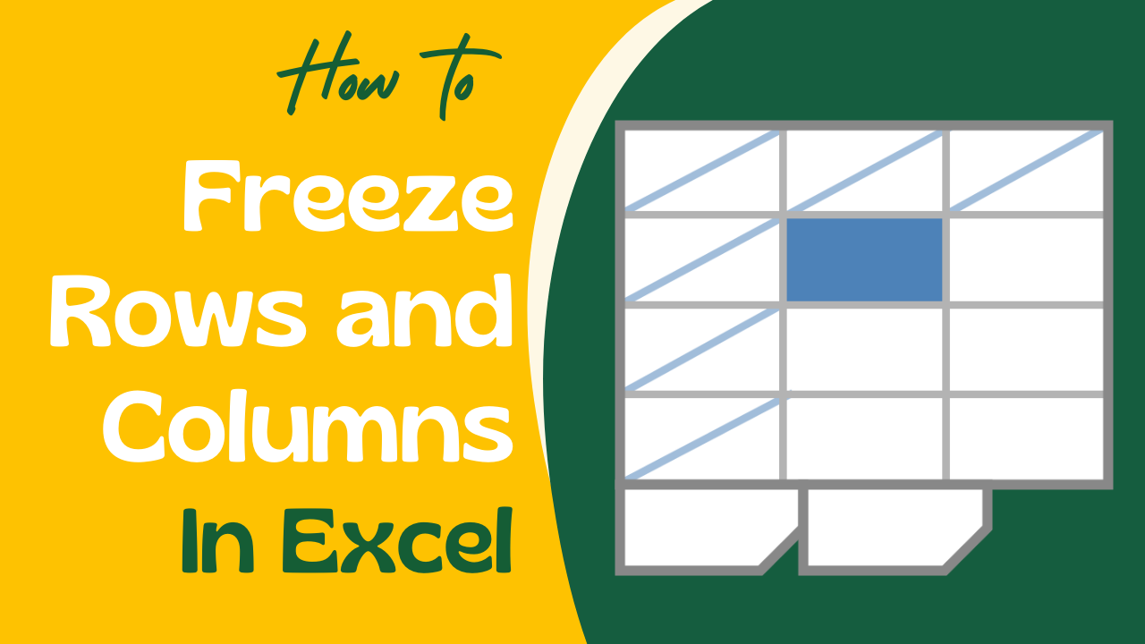How To Freeze Rows And Columns In Excel Update On 2024